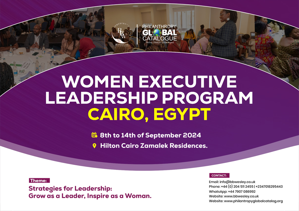 Women’s Executive Leadership Program – Cairo, Egypt – BB Wesley Limited